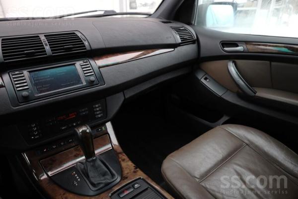 Melns BMW X5 2005 Rīga, ar dzinēja tilpumu 3.00 L un nobraukumu 0 tūkst. km par 4995 €, foto 8 vietnē AUTOMOTO.COM.LV