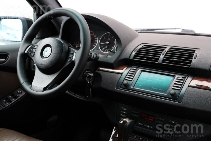Melns BMW X5 2005 Rīga, ar dzinēja tilpumu 3.00 L un nobraukumu 0 tūkst. km par 4995 €, foto 12 vietnē AUTOMOTO.COM.LV