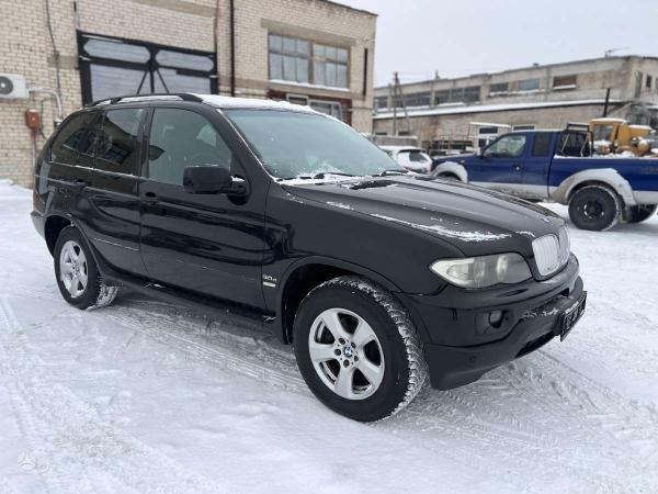 Black BMW X5 2005 in Kelme, with an engine capacity of 2.99 L and mileage of 270 thousand km for 3400 €, photo 3 on AUTOMOTO.COM.LV