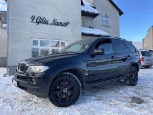Black BMW X5 2005 in Alytus, with an engine capacity of 2.99 L and mileage of 311 thousand km for 4999 €, photo  on AUTOMOTO.COM.LV