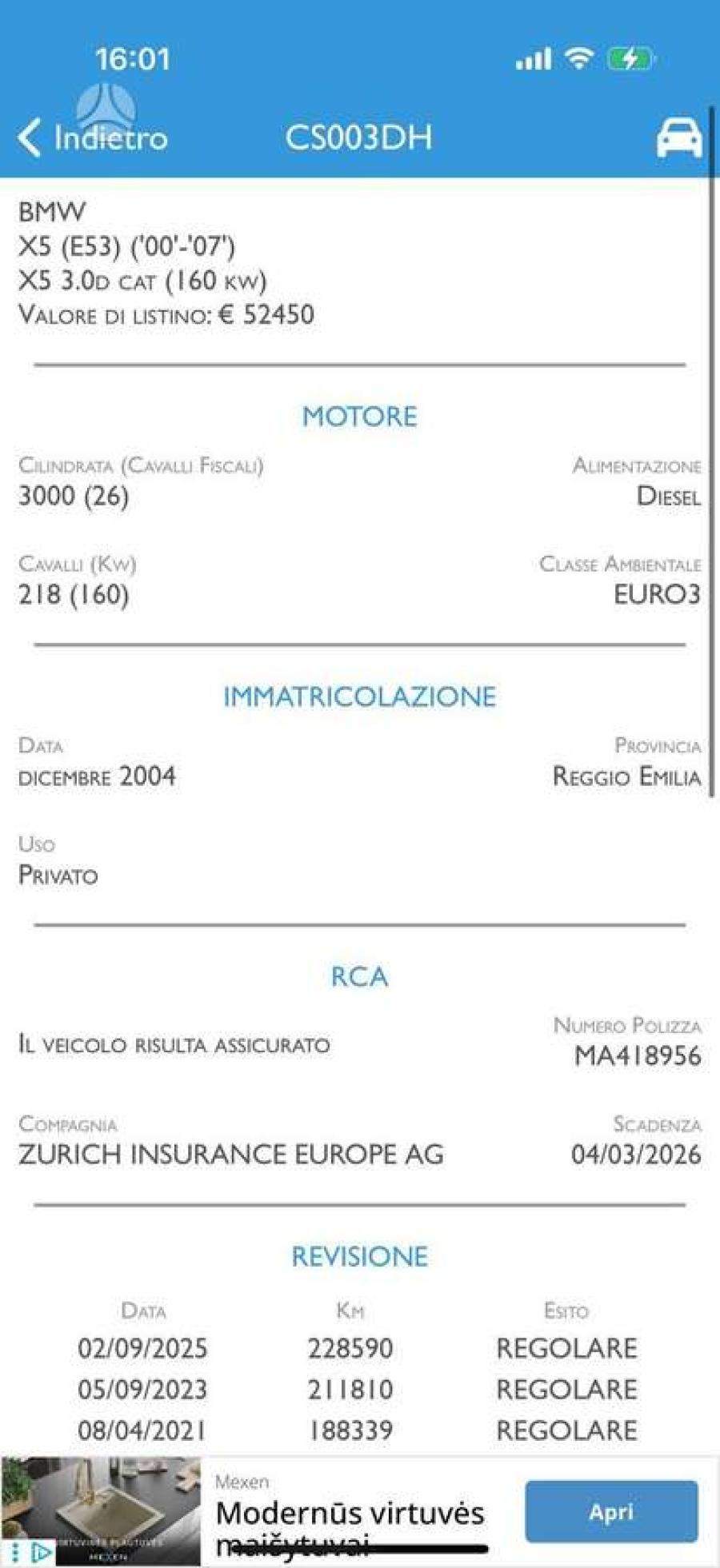 Черный БМВ Х5 2005 в Каунас, объемом двигателя 2.99 л и пробегом 220 тыс. км за 6200 €, фото 5 на AUTOMOTO.COM.LV