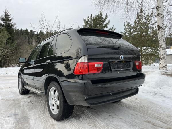 Black BMW X5 2005 in Vilnius, with an engine capacity of 3.00 L and mileage of 347 thousand km for 5999 €, photo 7 on AUTOMOTO.COM.LV