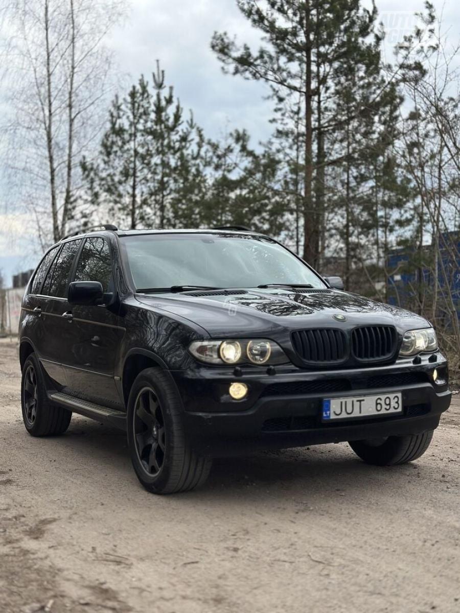 Melns BMW X5 2005 Viļņa, ar dzinēja tilpumu 3.00 L un nobraukumu 418 tūkst. km par 3700 €, foto 4 vietnē AUTOMOTO.COM.LV