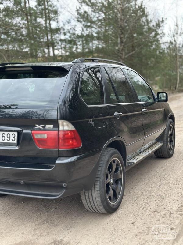 Black BMW X5 2005 in Vilnius, with an engine capacity of 3.00 L and mileage of 418 thousand km for 3700 €, photo 7 on AUTOMOTO.COM.LV