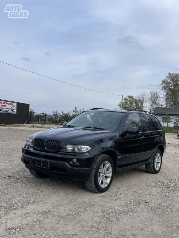 Melns BMW X5 2005 Marijampole, ar dzinēja tilpumu 3.00 L un nobraukumu 360 tūkst. km par 4500 €, foto 1 vietnē AUTOMOTO.COM.LV