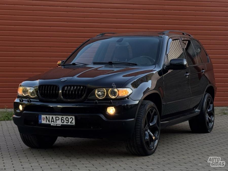 Black BMW X5 2005 in Kaunas, with an engine capacity of 3.00 L and mileage of 222 thousand km for 5000 €, photo 3 on AUTOMOTO.COM.LV