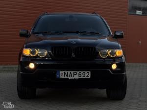 Black BMW X5 2005 in Kaunas, with an engine capacity of 3.00 L and mileage of 222 thousand km for 5000 €, photo 6 on AUTOMOTO.COM.LV