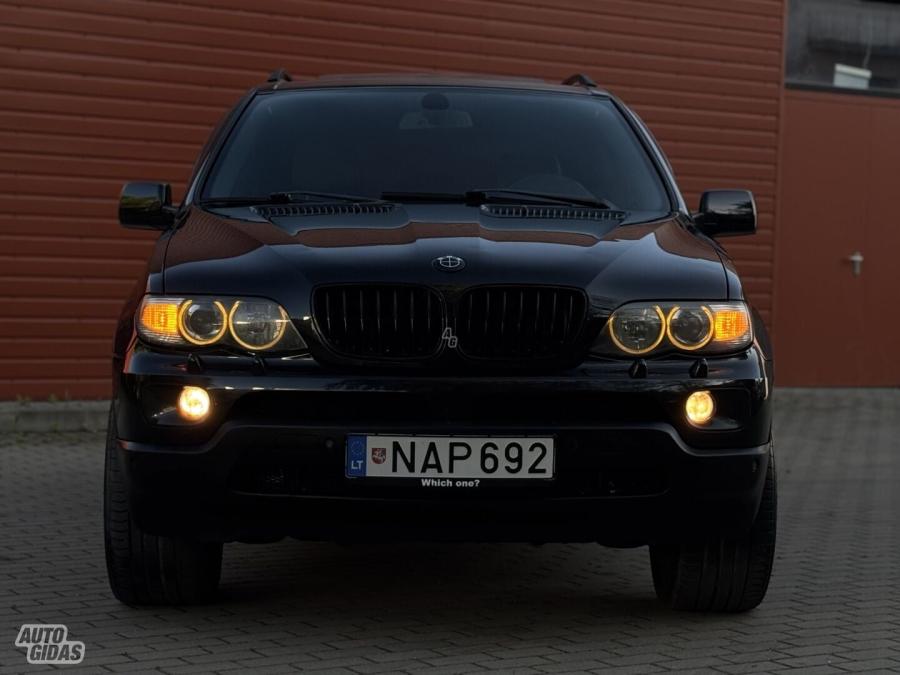 Black BMW X5 2005 in Kaunas, with an engine capacity of 3.00 L and mileage of 222 thousand km for 5000 €, photo 6 on AUTOMOTO.COM.LV