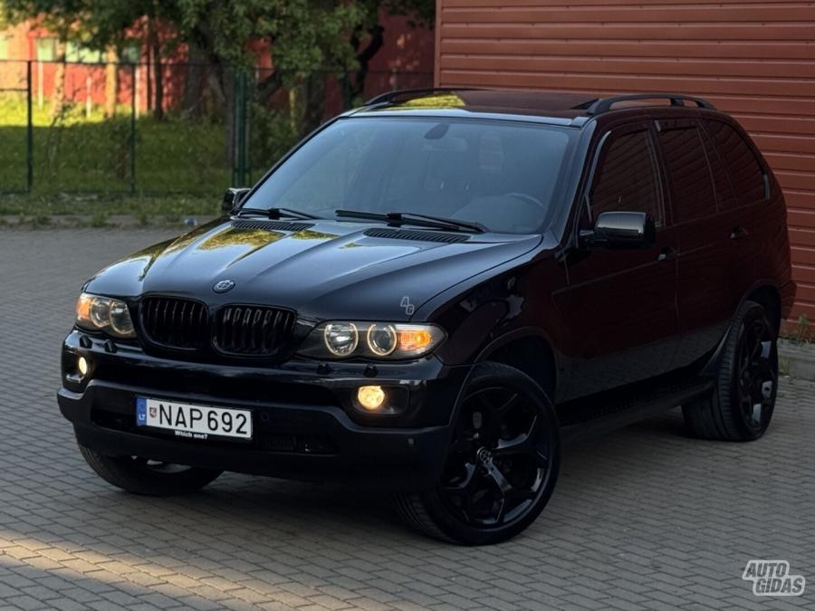 Black BMW X5 2005 in Kaunas, with an engine capacity of 3.00 L and mileage of 222 thousand km for 5000 €, photo 8 on AUTOMOTO.COM.LV