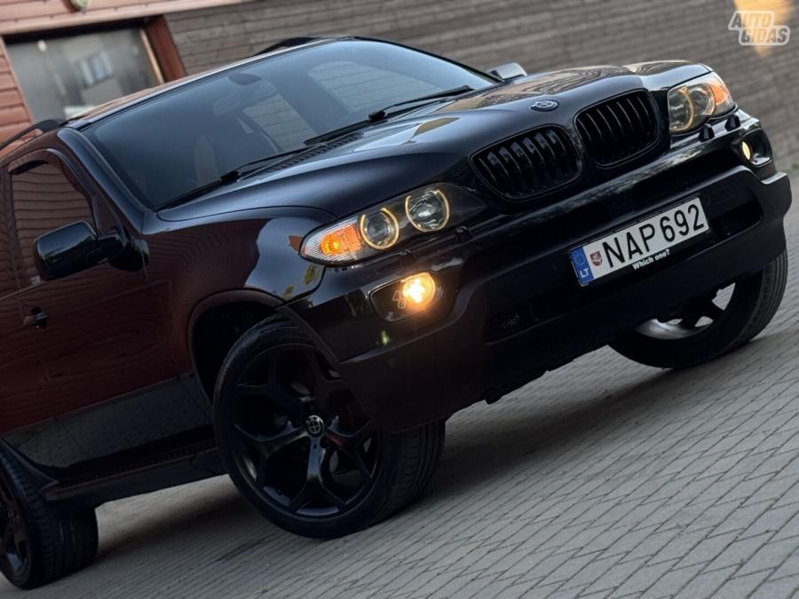 Black BMW X5 2005 in Kaunas, with an engine capacity of 3.00 L and mileage of 222 thousand km for 5000 €, photo 12 on AUTOMOTO.COM.LV