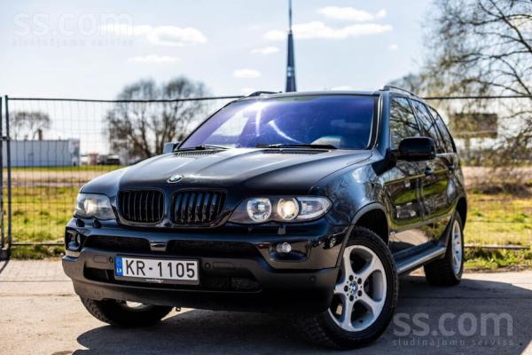 Melns BMW X5 2005 Rīga, ar dzinēja tilpumu 3.00 L un nobraukumu 343 tūkst. km par 5990 €, foto 1 vietnē AUTOMOTO.COM.LV