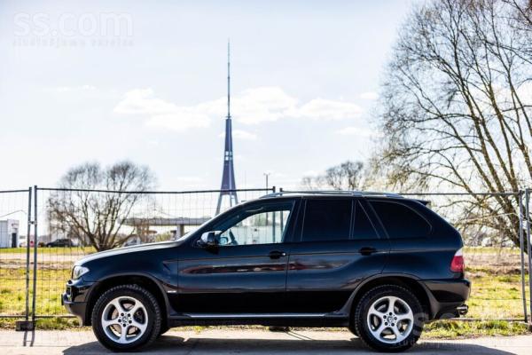 Melns BMW X5 2005 Rīga, ar dzinēja tilpumu 3.00 L un nobraukumu 343 tūkst. km par 5990 €, foto 4 vietnē AUTOMOTO.COM.LV