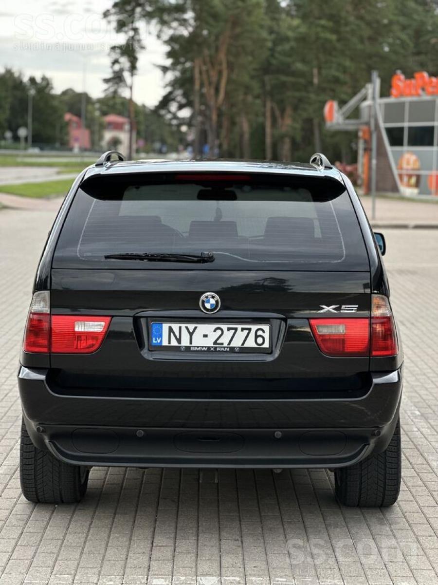 Melns BMW X5 2005 Rīga, ar dzinēja tilpumu 3.00 L un nobraukumu 0 tūkst. km par 7000 €, foto 5 vietnē AUTOMOTO.COM.LV