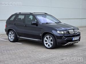 Black BMW X5 2005 in Riga, with an engine capacity of 4.80 L and mileage of 371 thousand km for 8490 €, photo 6 on AUTOMOTO.COM.LV