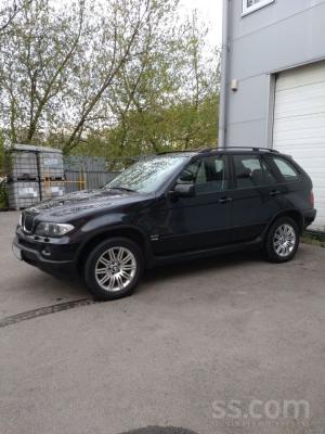 Black BMW X5 2005 in Riga, with an engine capacity of 3.00 L and mileage of 384 thousand km for 4800 €, photo 3 on AUTOMOTO.COM.LV