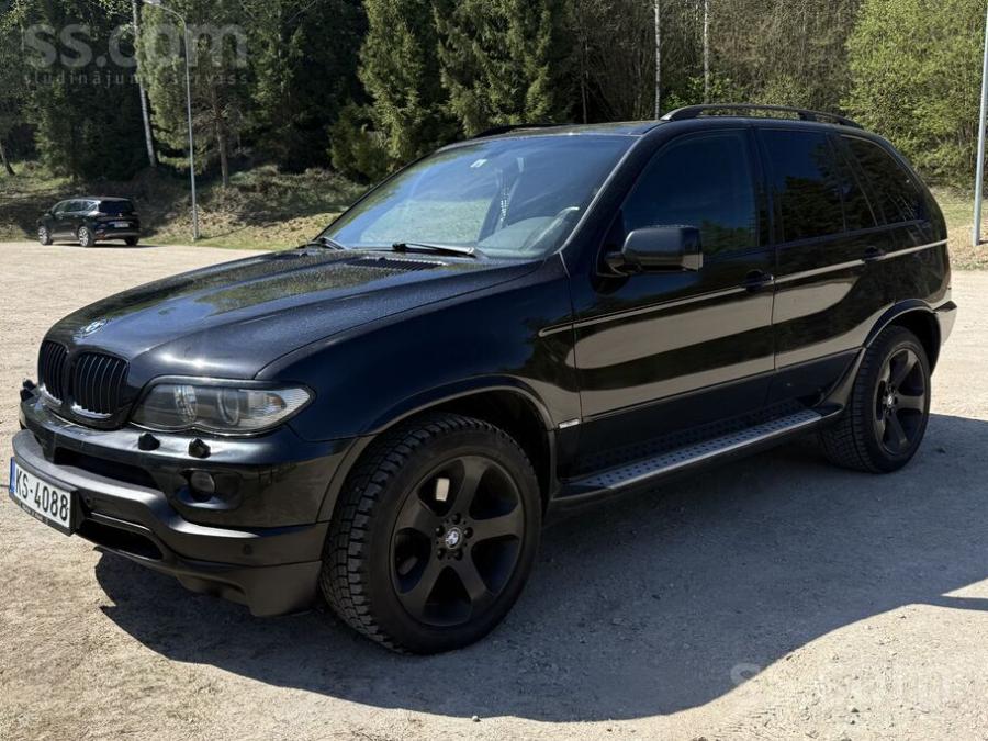 Melns BMW X5 2005 Ogre, ar dzinēja tilpumu 3.00 L un nobraukumu 387 tūkst. km par 8000 €, foto 4 vietnē AUTOMOTO.COM.LV
