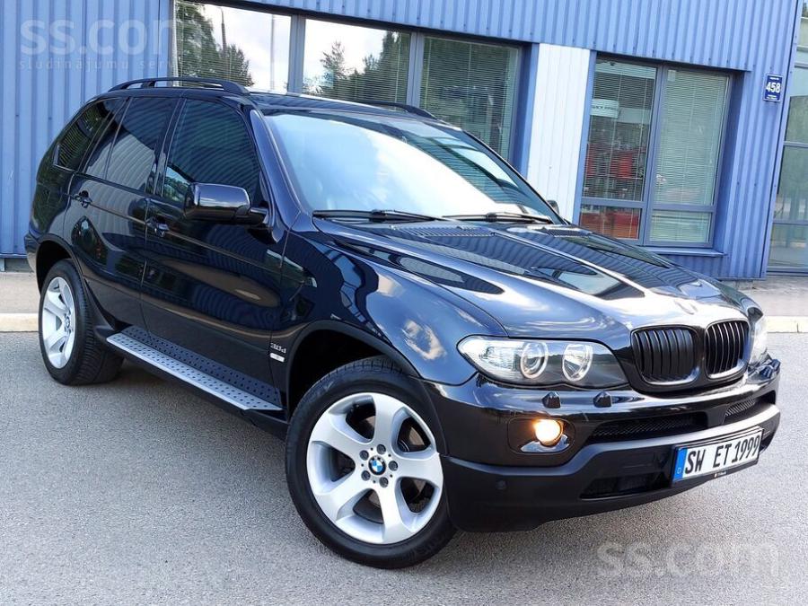 Black BMW X5 2005 in Riga, with an engine capacity of 3.00 L and mileage of 268 thousand km for 7770 €, photo 6 on AUTOMOTO.COM.LV