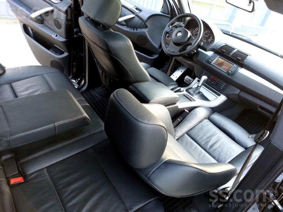 Black BMW X5 2005 in Riga, with an engine capacity of 3.00 L and mileage of 268 thousand km for 7770 €, photo 24 on AUTOMOTO.COM.LV
