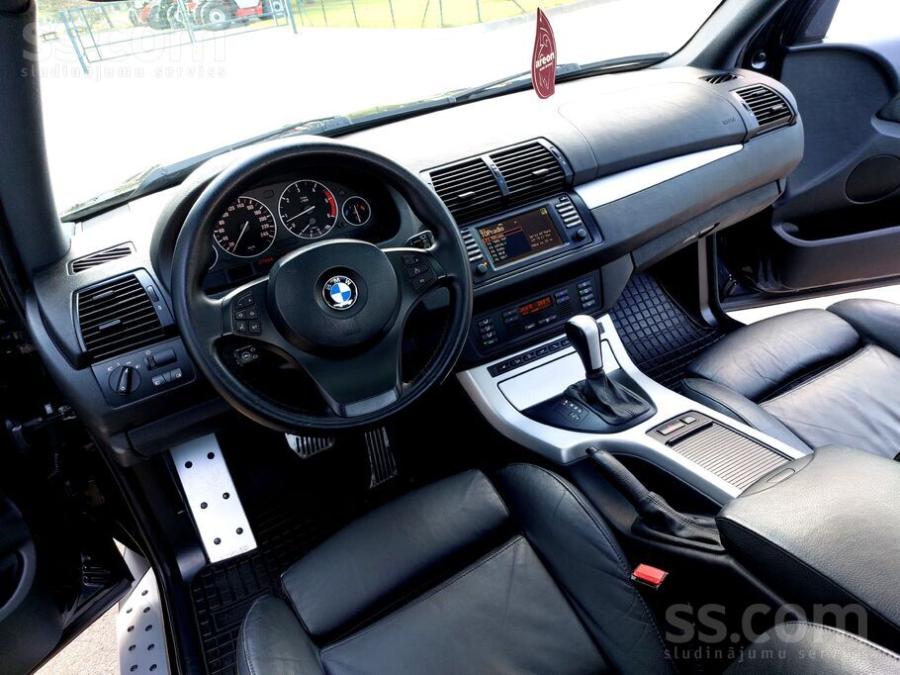 Black BMW X5 2005 in Riga, with an engine capacity of 3.00 L and mileage of 268 thousand km for 7770 €, photo 30 on AUTOMOTO.COM.LV