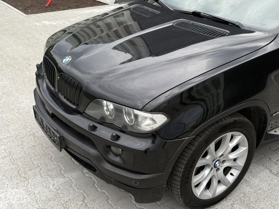 Black BMW X5 2005 in Kaunas, with an engine capacity of 3.00 L and mileage of 352 thousand km for 4450 €, photo 10 on AUTOMOTO.COM.LV