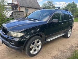 Black BMW X5 2005 in Balvi, with an engine capacity of 3.00 L and mileage of 315 thousand km for 4200 €, photo  on AUTOMOTO.COM.LV