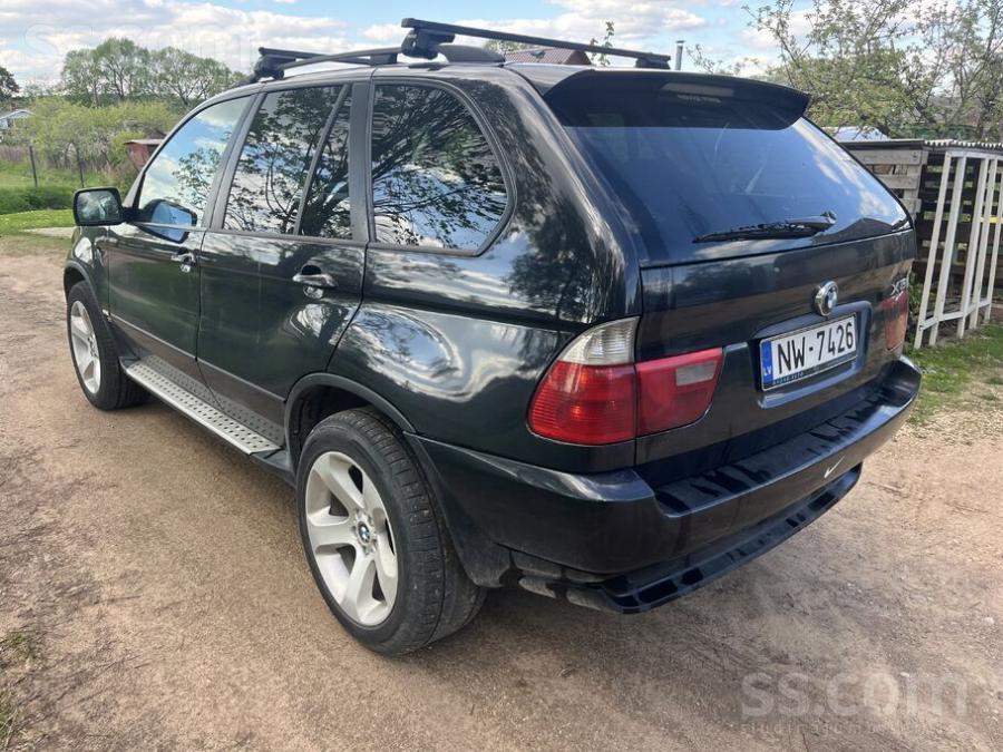 Черный БМВ Х5 2005 в Балви, объемом двигателя 3.00 л и пробегом 315 тыс. км за 4200 €, фото 4 на AUTOMOTO.COM.LV