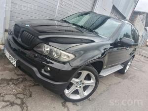 Black BMW X5 2005 in Riga, with an engine capacity of 3.00 L and mileage of 310 thousand km for 5900 €, photo  on AUTOMOTO.COM.LV