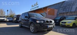 Black BMW X5 2005 in Valmiera, with an engine capacity of 3.00 L and mileage of 322 thousand km for 2000 €, photo  on AUTOMOTO.COM.LV