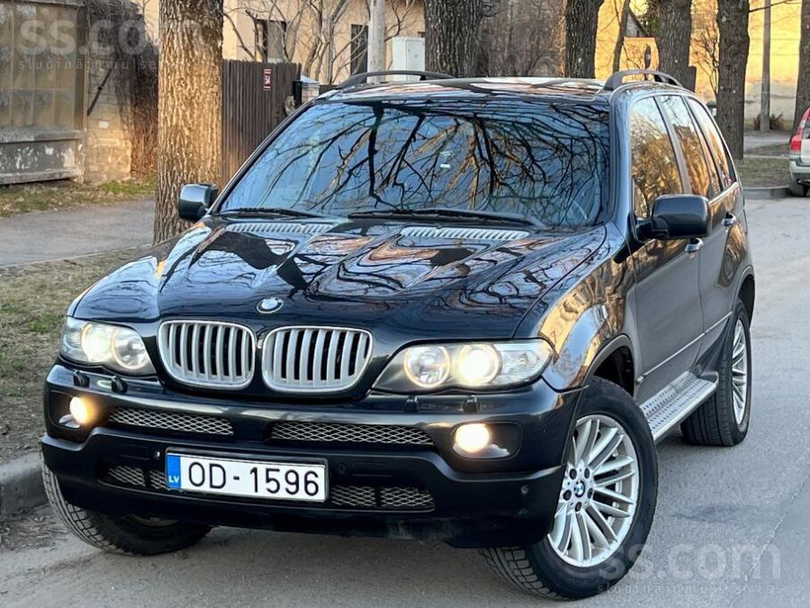 Черный БМВ Х5 2005 в Елгава, объемом двигателя 3.00 л и пробегом 418 тыс. км за 3650 €, фото 3 на AUTOMOTO.COM.LV