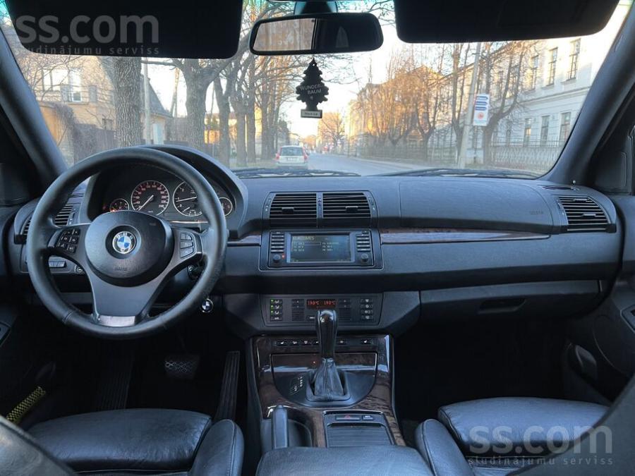 Черный БМВ Х5 2005 в Елгава, объемом двигателя 3.00 л и пробегом 418 тыс. км за 3650 €, фото 7 на AUTOMOTO.COM.LV