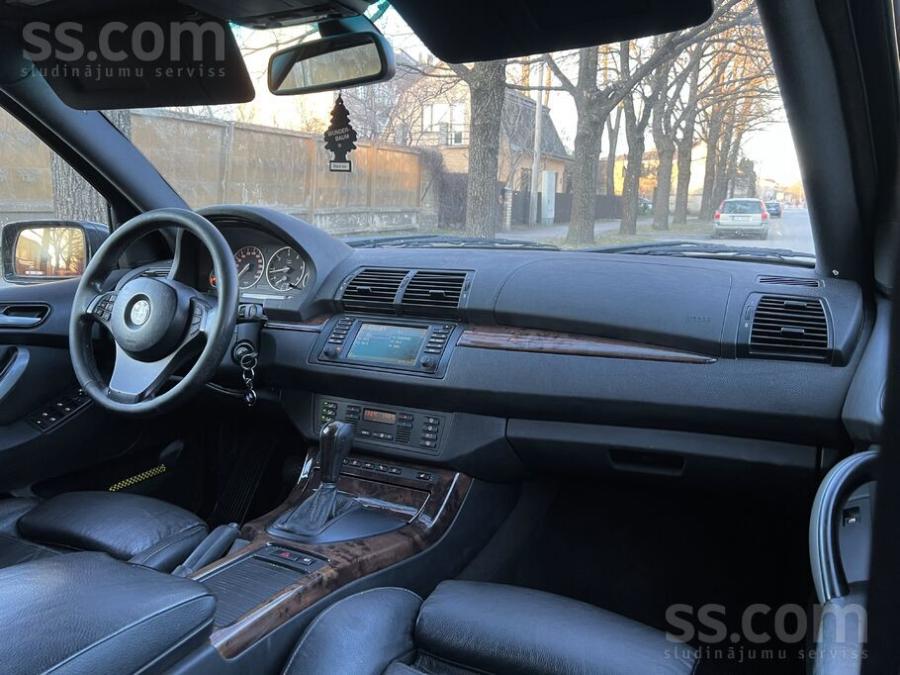 Черный БМВ Х5 2005 в Елгава, объемом двигателя 3.00 л и пробегом 418 тыс. км за 3650 €, фото 8 на AUTOMOTO.COM.LV