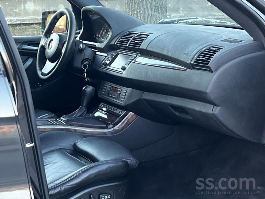 Черный БМВ Х5 2005 в Елгава, объемом двигателя 3.00 л и пробегом 418 тыс. км за 3650 €, фото 9 на AUTOMOTO.COM.LV