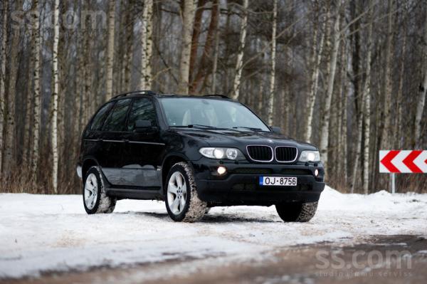 Black BMW X5 2005 in Riga, with an engine capacity of 3.00 L and mileage of 333 thousand km for 6700 €, photo 9 on AUTOMOTO.COM.LV
