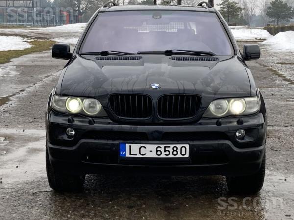 Black BMW X5 2005 in Liepaja, with an engine capacity of 3.00 L and mileage of 416 thousand km for 4300 €, photo 2 on AUTOMOTO.COM.LV