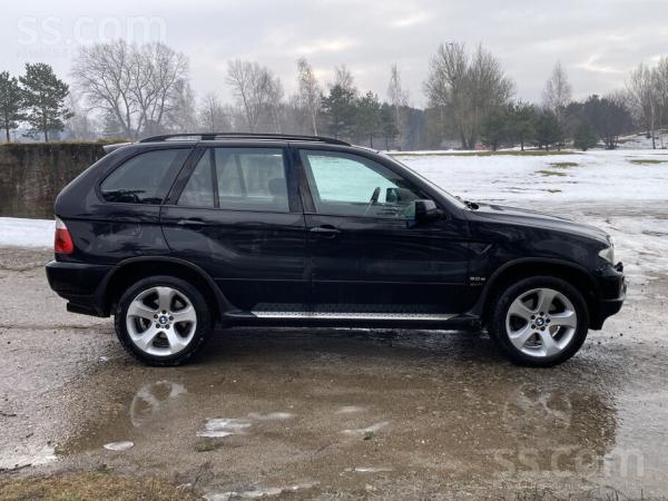 Black BMW X5 2005 in Liepaja, with an engine capacity of 3.00 L and mileage of 416 thousand km for 4300 €, photo 4 on AUTOMOTO.COM.LV