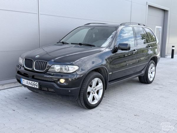 Black BMW X5 2005 in Vilnius, with an engine capacity of 3.00 L and mileage of 315 thousand km for 4300 €, photo 1 on AUTOMOTO.COM.LV