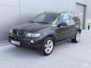 Black BMW X5 2005 in Vilnius, with an engine capacity of 3.00 L and mileage of 315 thousand km for 4300 €, photo  on AUTOMOTO.COM.LV