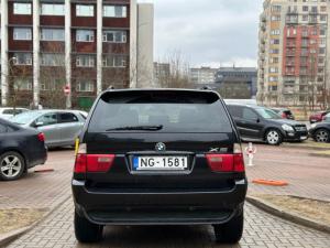 Black BMW X5 2005 in Riga, with an engine capacity of 3.00 L and mileage of 273 thousand km for 3990 €, photo 6 on AUTOMOTO.COM.LV
