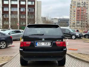 Black BMW X5 2005 in Riga, with an engine capacity of 3.00 L and mileage of 273 thousand km for 3990 €, photo 5 on AUTOMOTO.COM.LV