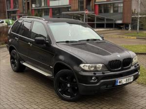 Black BMW X5 2005 in Riga, with an engine capacity of 3.00 L and mileage of 339 thousand km for 4990 €, photo  on AUTOMOTO.COM.LV