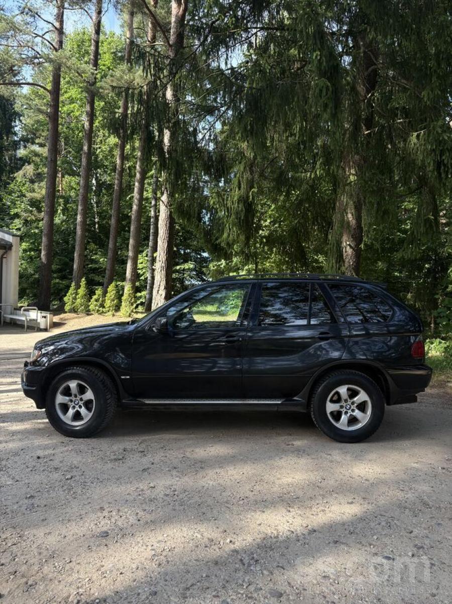 Black BMW X5 2005 in Kuldiga, with an engine capacity of 3.00 L and mileage of 0 thousand km for 3500 €, photo 5 on AUTOMOTO.COM.LV
