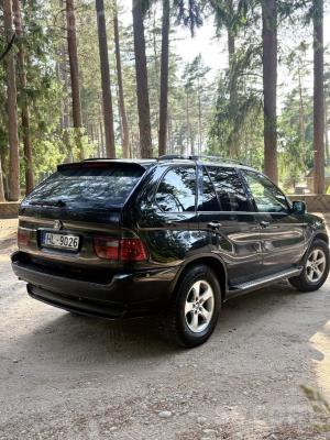 Black BMW X5 2005 in Kuldiga, with an engine capacity of 3.00 L and mileage of 0 thousand km for 3500 €, photo 6 on AUTOMOTO.COM.LV