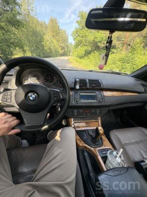 Black BMW X5 2005 in Kuldiga, with an engine capacity of 3.00 L and mileage of 0 thousand km for 3500 €, photo 11 on AUTOMOTO.COM.LV