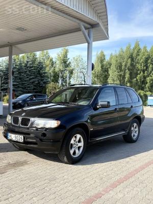 Black BMW X5 2005 in Kuldiga, with an engine capacity of 3.00 L and mileage of 0 thousand km for 3500 €, photo 17 on AUTOMOTO.COM.LV