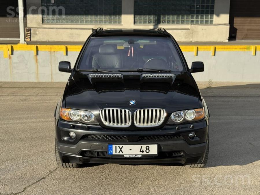 Melns BMW X5 2005 Rīga, ar dzinēja tilpumu 4.80 L un nobraukumu 291 tūkst. km par 14990 €, foto 1 vietnē AUTOMOTO.COM.LV