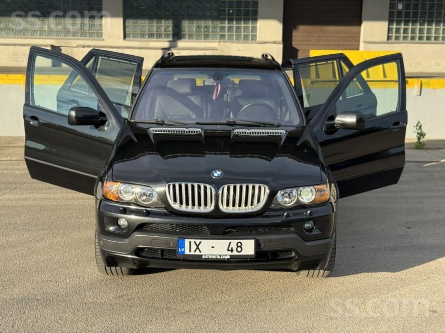 Melns BMW X5 2005 Rīga, ar dzinēja tilpumu 4.80 L un nobraukumu 291 tūkst. km par 14990 €, foto 31 vietnē AUTOMOTO.COM.LV