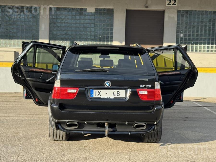 Melns BMW X5 2005 Rīga, ar dzinēja tilpumu 4.80 L un nobraukumu 291 tūkst. km par 14990 €, foto 34 vietnē AUTOMOTO.COM.LV