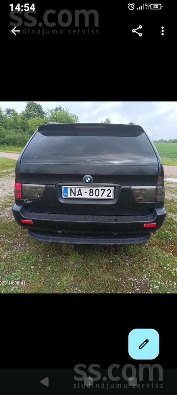 Melns BMW X5 2005 Liepāja, ar dzinēja tilpumu 3.00 L un nobraukumu 301 tūkst. km par 5550 €, foto 5 vietnē AUTOMOTO.COM.LV