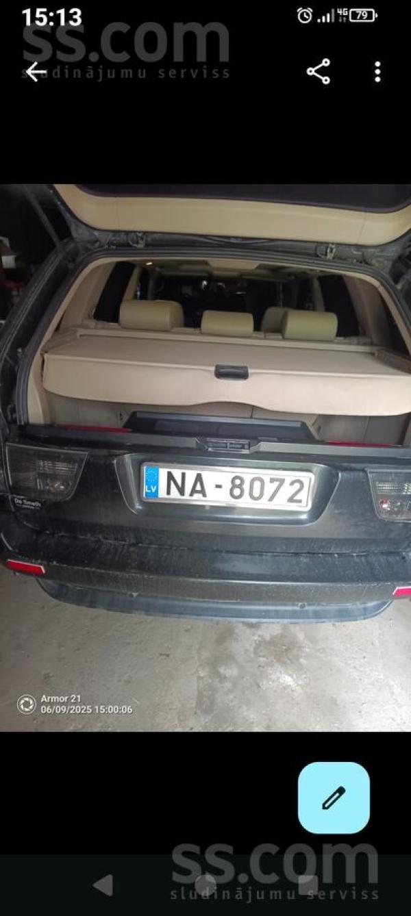 Melns BMW X5 2005 Liepāja, ar dzinēja tilpumu 3.00 L un nobraukumu 301 tūkst. km par 5550 €, foto 9 vietnē AUTOMOTO.COM.LV