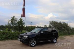 Черный БМВ Х5 2005 в Рига, объемом двигателя 3.00 л и пробегом 483 тыс. км за 6000 €, фото  на AUTOMOTO.COM.LV